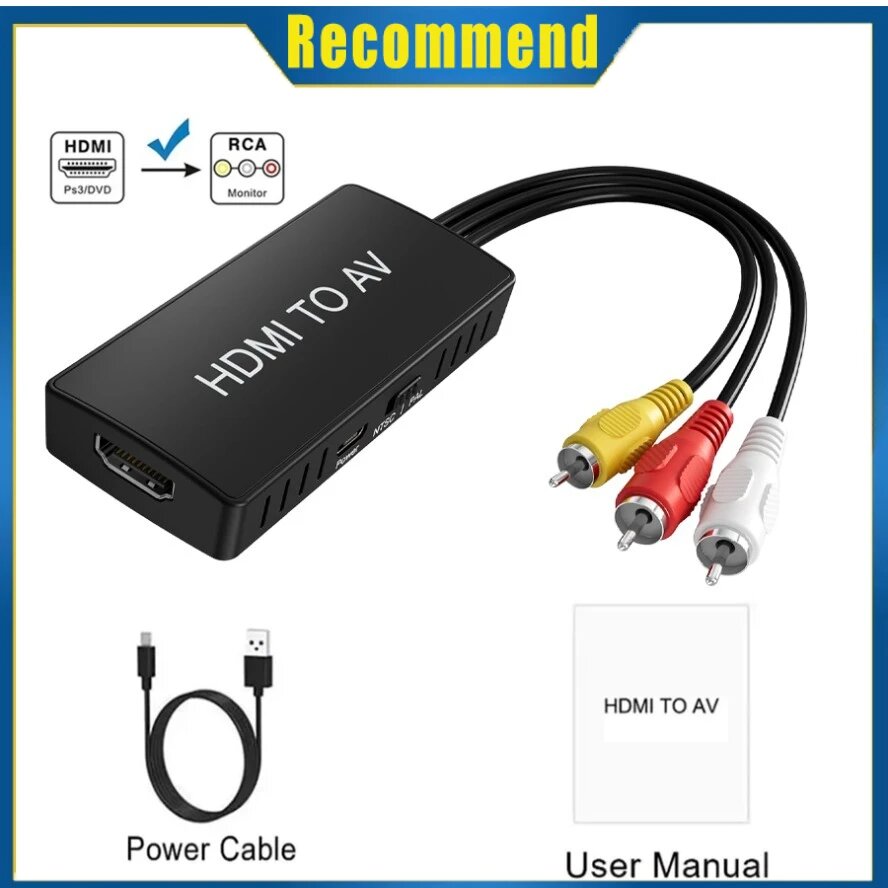 Конвертер HDMI в AV LccKaa