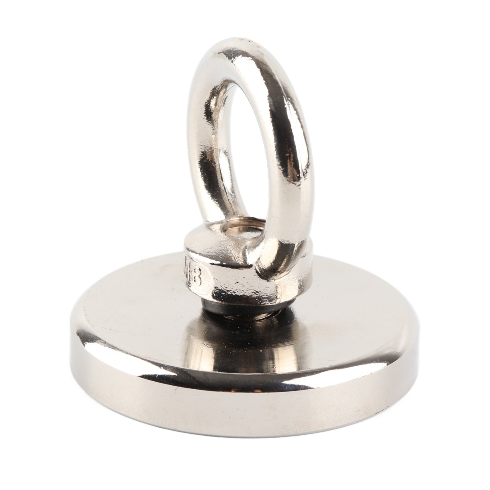 Магнит для рыбалки, сильная магнитная поверхность из нержавеющей стали, тяговое усилие 165,3 фунта, магнит для подводного спасения