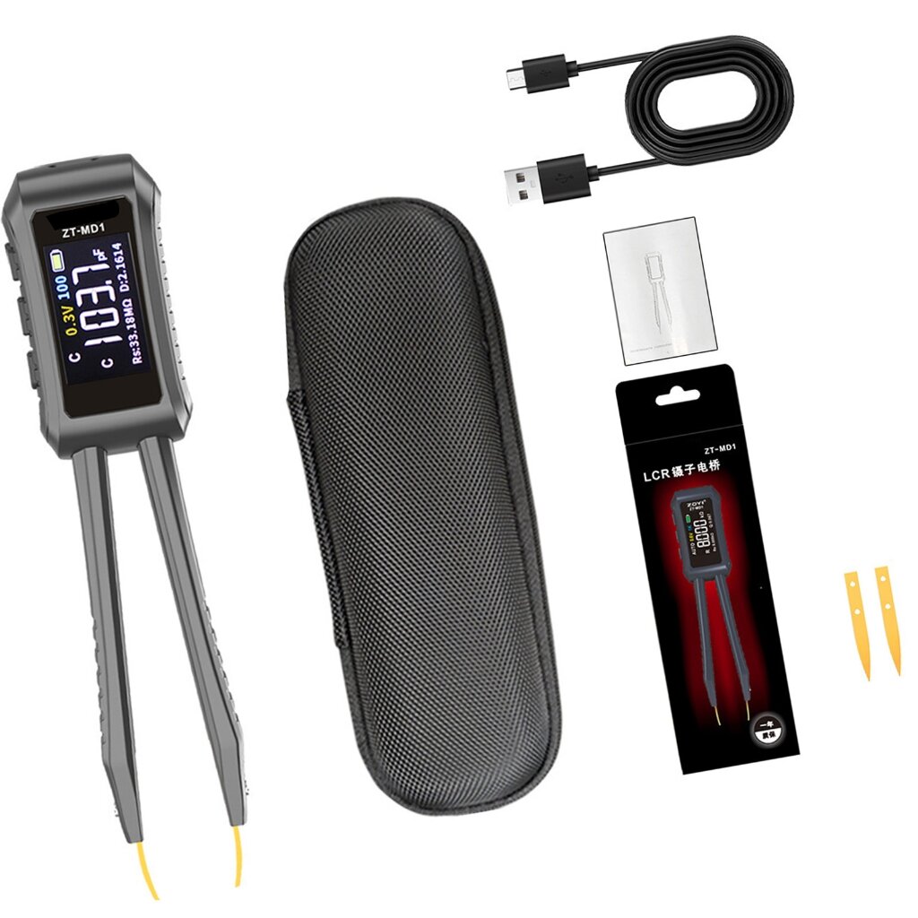 Цифровой пинцет -тестер сопротивление емкости диод -тестер