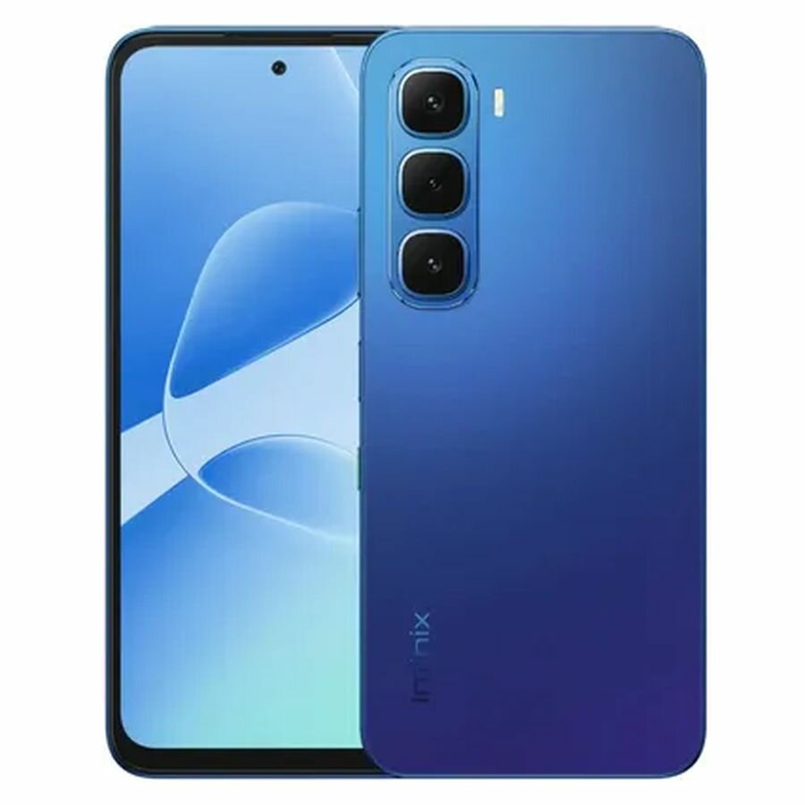 6,7" Смартфон INFINIX Hot 60i 4/128 ГБ (X6728) 2025, синий