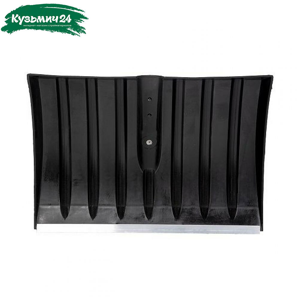 Лопата для снега Berchouse №4 без черенка, с металлической пластиной, пластик, 1 шт