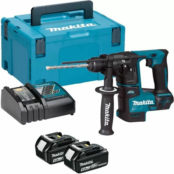 Перфоратор Makita DHR171RTJ 5.0Ач х2 Makpac