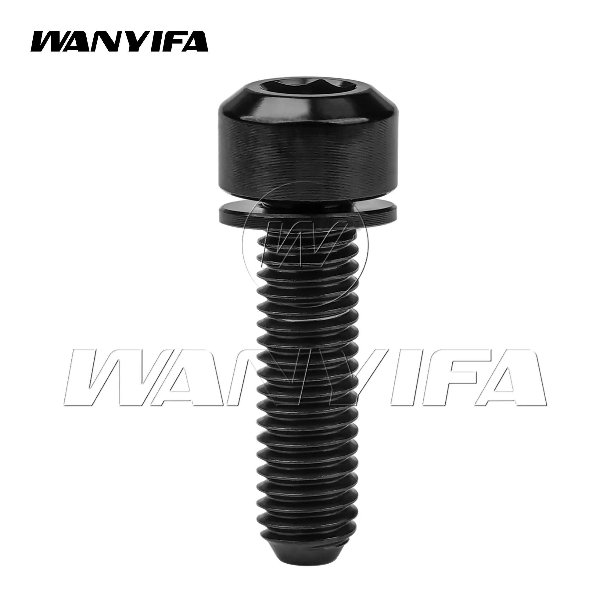 Wanyifa титановые болты M5/M6 M5, Black, 20mm