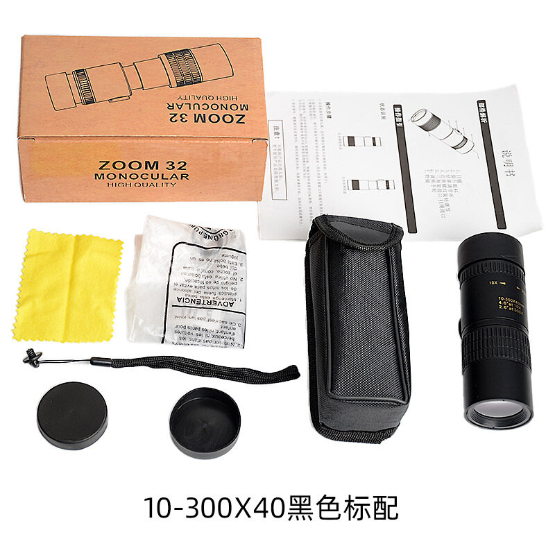 Новый монокулярный телескоп Global Eagle Zoom 10-300x40 с высокой мощностью и HD-качеством для фотосъемки на мобильный телефон