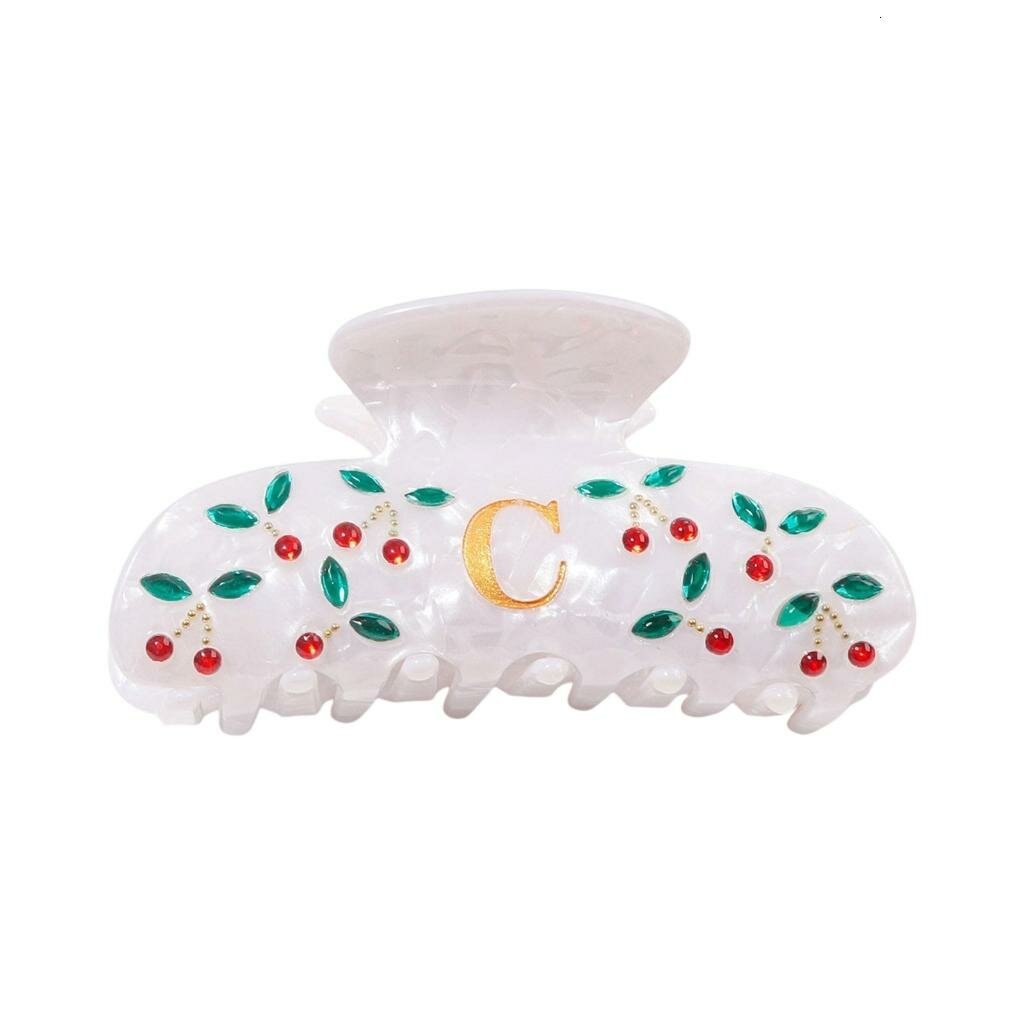 Модные Темные Зажимы для девочек-подростков, Индивидуальные Акриловые Аксессуары для волос с буквой K, идеи подарков на День рождения и Рождество