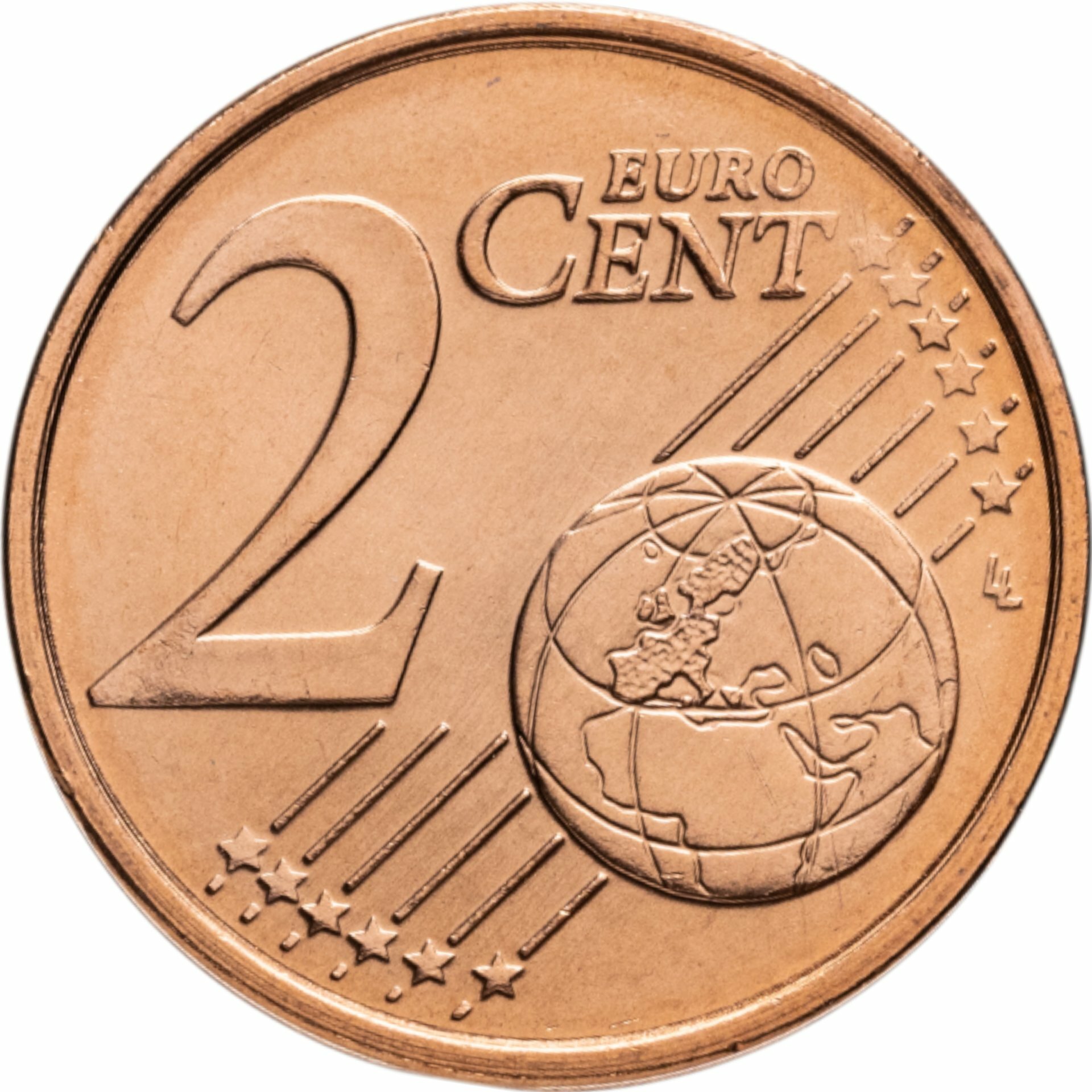 Португалия 2 евроцента cent 2006, Сталь, в сохранности UNC