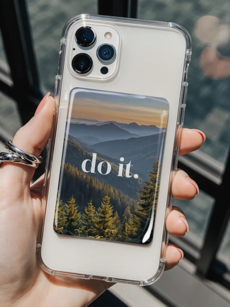 3D стикер на телефон большой Цитаты