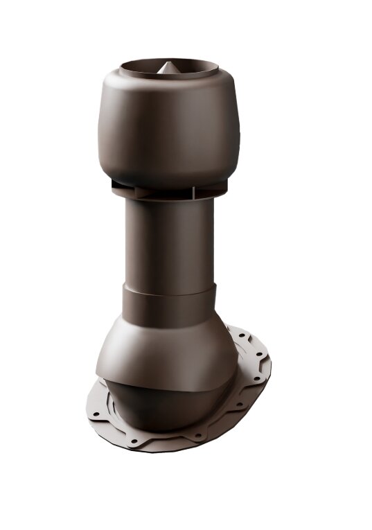 Комплект вентиляции скат технониколь 125/160 Коричневый для металлочерепицы