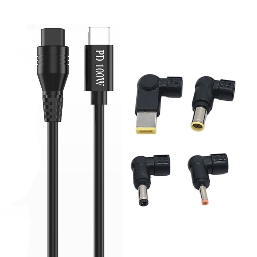 Зарядное устройство USB C PD10W с кабелем и набором разъемов, 100 Вт