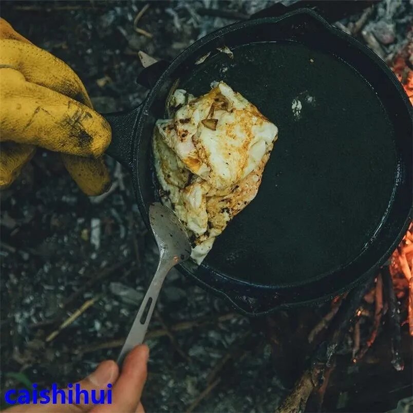 FIRE MAPLE Сковорода Чугунная 6 Дюймов 600 мл С Антипригарным Покрытием Для Кемпинга И Открытого Огня