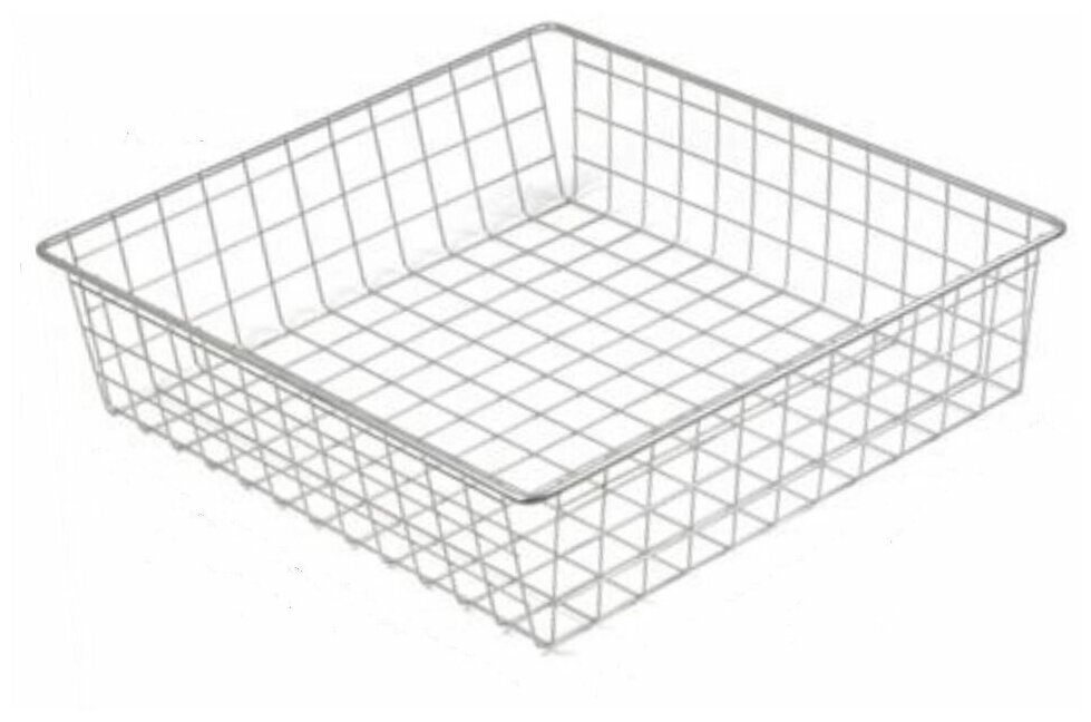 Корзина выдвижная 50IV (455х485х200), в модуль 500 мм, белая, без направляющих