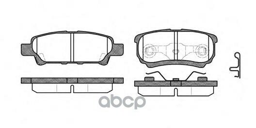 Колодки тормозные Road house арт. 2105102