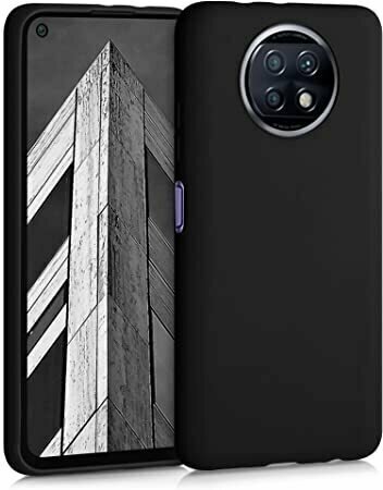Чехол для смартфона Matte для Xiaomi Redmi Note 9 5G, черный матовый