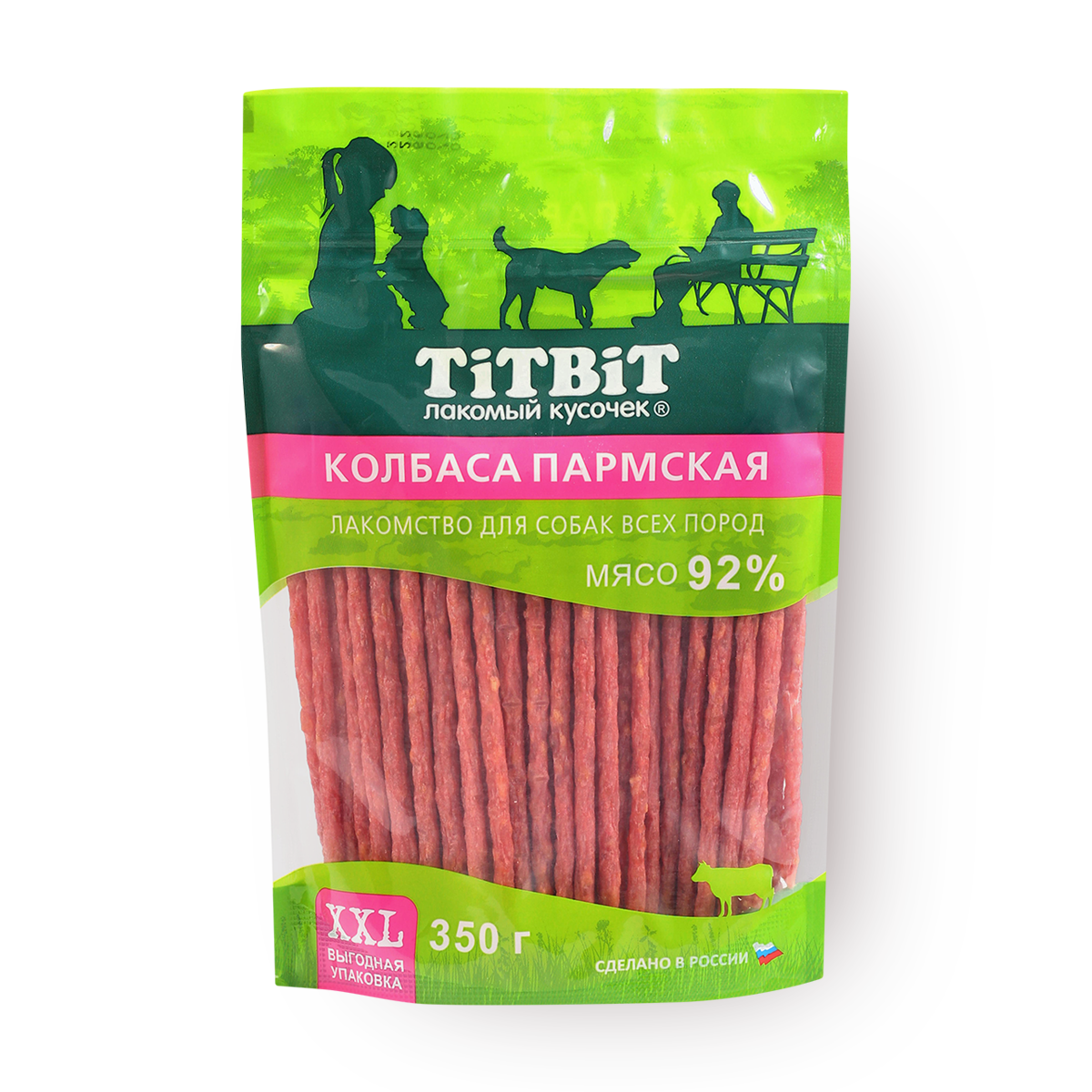 Лакомство Titbit "Колбаса Пармская", для собак, дой-пак, 1 шт