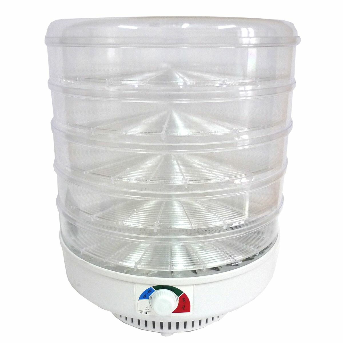 Сушилка для фруктов и овощей "Ветерок-2", 6 поддонов + поддон для пастилы (прозрачная)