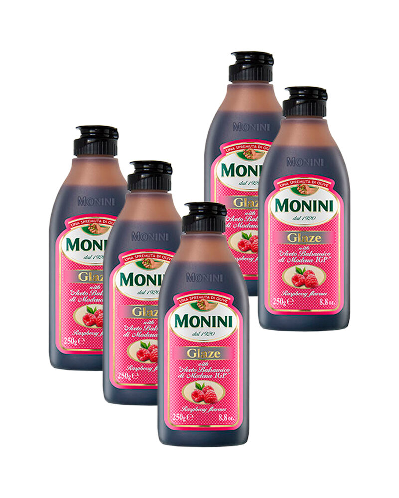 Бальзамический соус Monini со вкусом малины (глазурь) 250 мл - 5 шт
