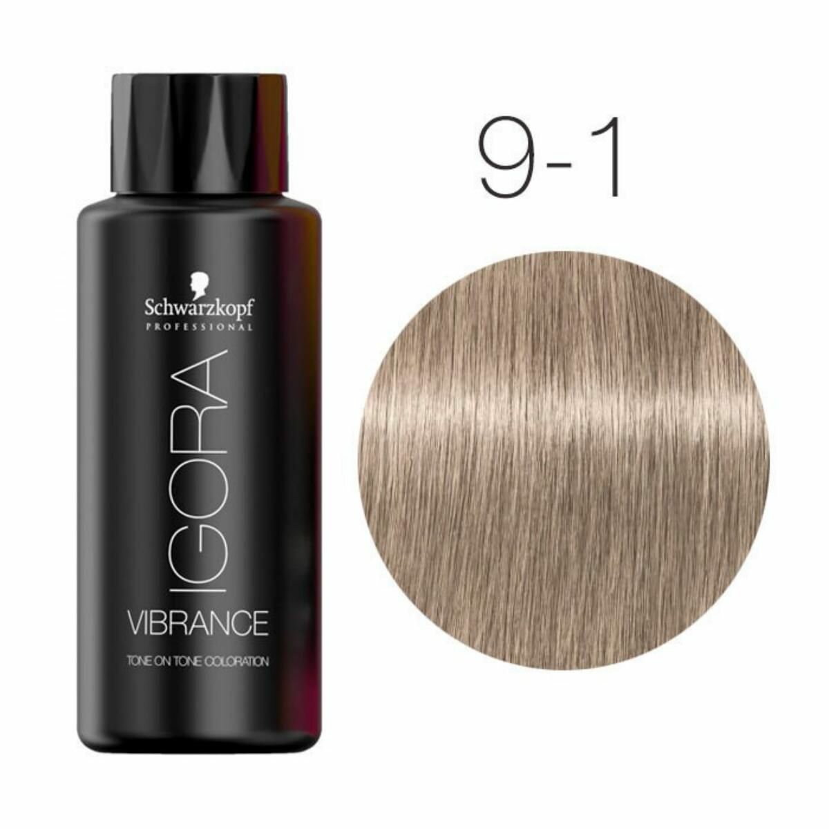 Schwarzkopf IGORA Vibrance 9-1 Блондин Краска для волос 60мл