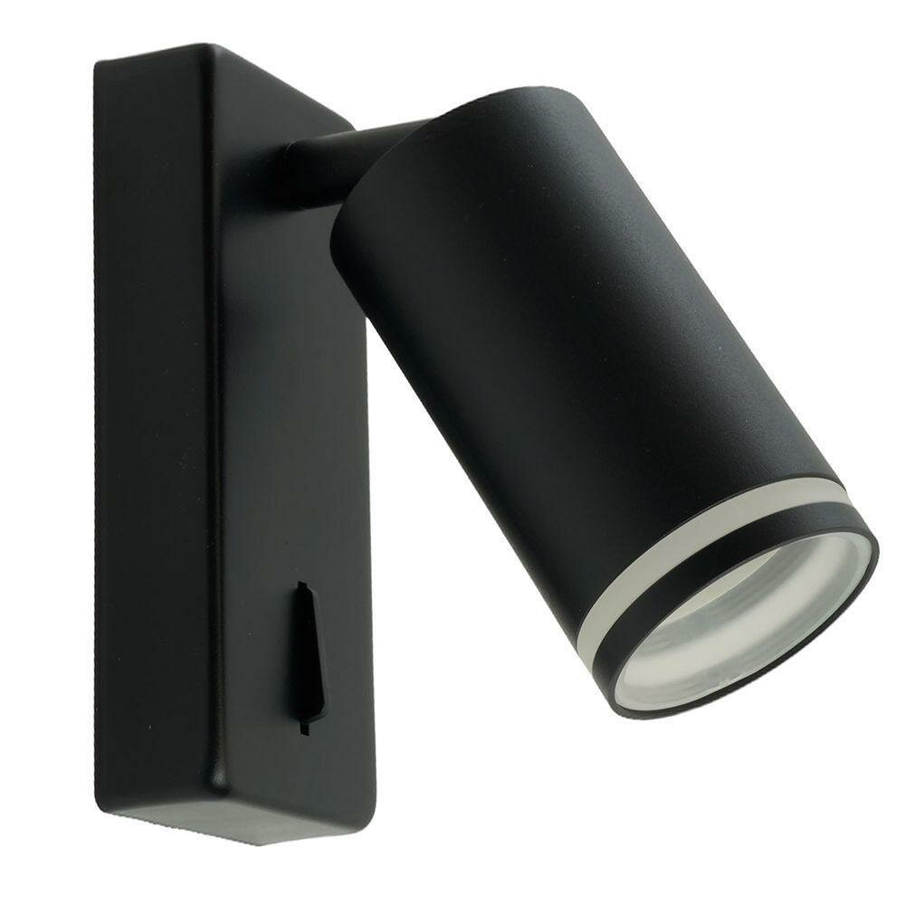 Спот Feron Luna ML1620 48810, цвет Черный/Черный, материал Алюминий/Алюминий, акрил