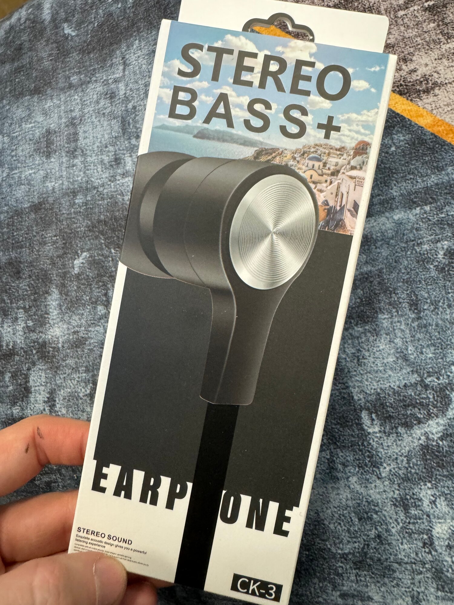 Проводные наушники с микрофоном Cokike CK-3 с басами (116 Дцб / 130см / 32 Ом) разъем 3.5мм для старых телефонов