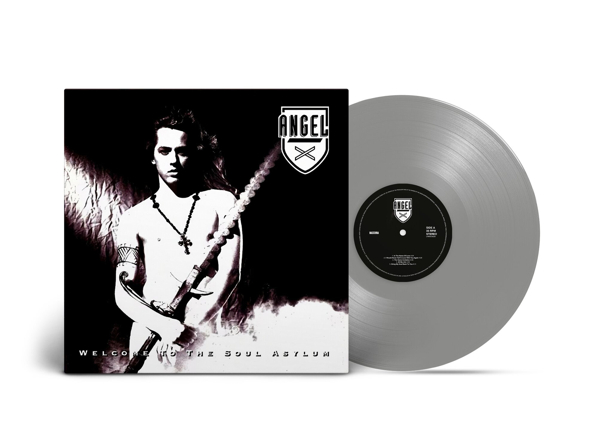 Виниловая пластинка: Angel X - "Welcome To The Soul Asylum" (1993/2023) (Silver Vinyl)
