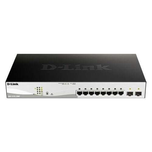 Коммутатор D-Link DGS-1210-10MP/F3A, настраиваемый