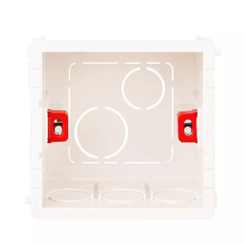Подрозетник квадратный 86х86х50 Установочная коробка для монтажа розеток с USB, выключателей, Xiaomi Aqara / Удобный плавающий крепёж