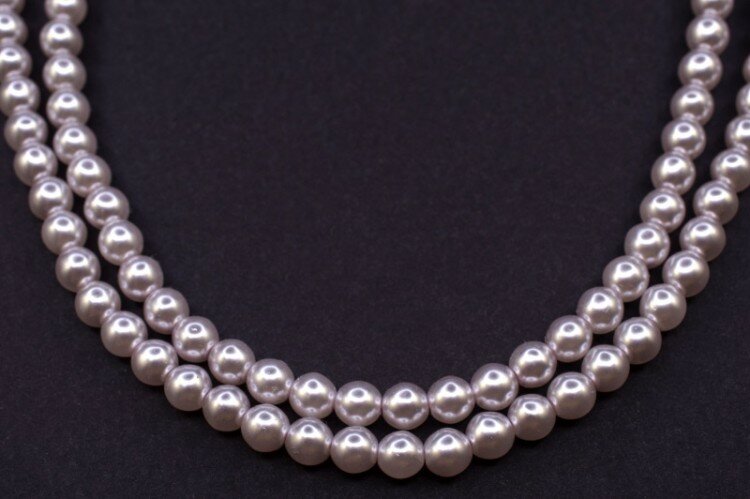 Жемчуг Preciosa, цвет 70025 бледно-розовый, 4мм, 10шт