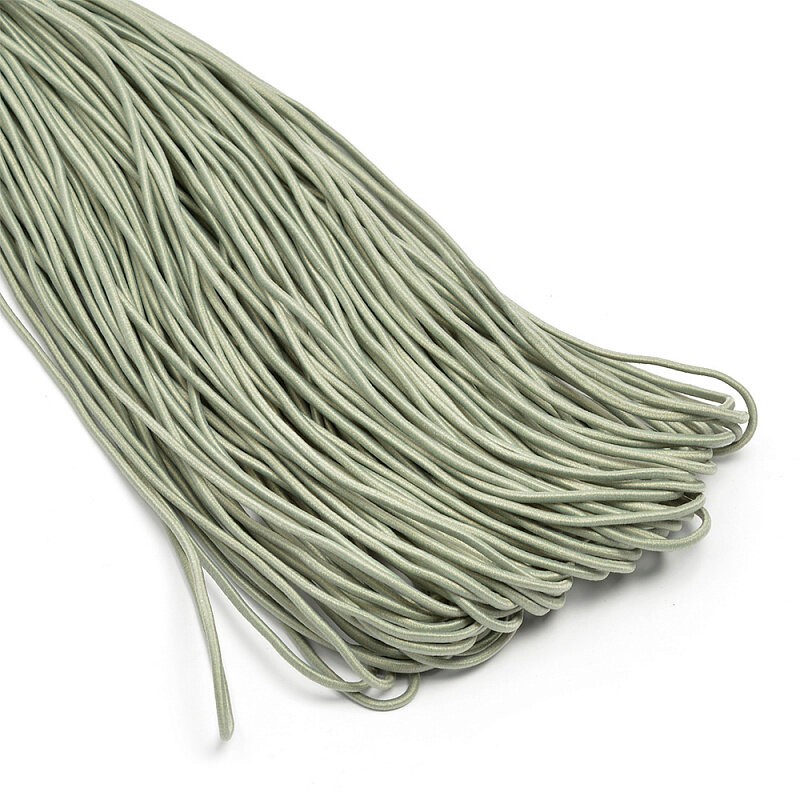 Резинка шляпная (резинка круглая) цв. серый 2мм (100 метров)