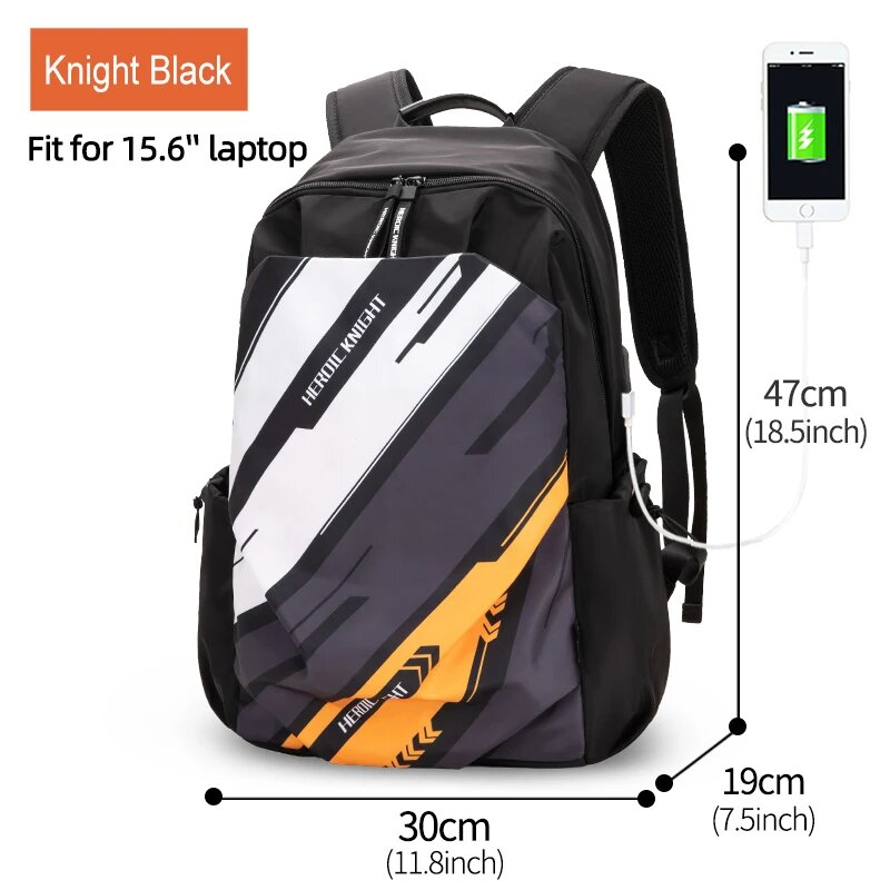 Рюкзак Geometry 15.6" черный, Heroic Knight