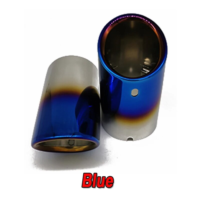 2 шт. автомобильный наконечник выхлопной трубы глушитель для Audi A3 8V 8P A4 B8 A1 Q5 A5 VW Tiguan Volkswagen Passat B7 CC автомобильные аксессуары