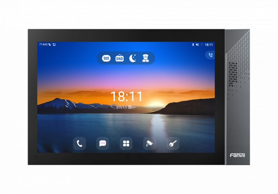 Fanvil i57A - SIP монитор, 2 SIP линии, дисплей 10', WI-FI, Bluetooth, без БП