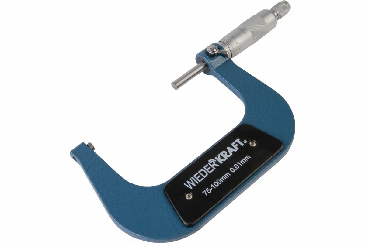 WIEDERKRAFT Микрометр нониусный 75-100 мм 0.01 мм WDK-MM10001