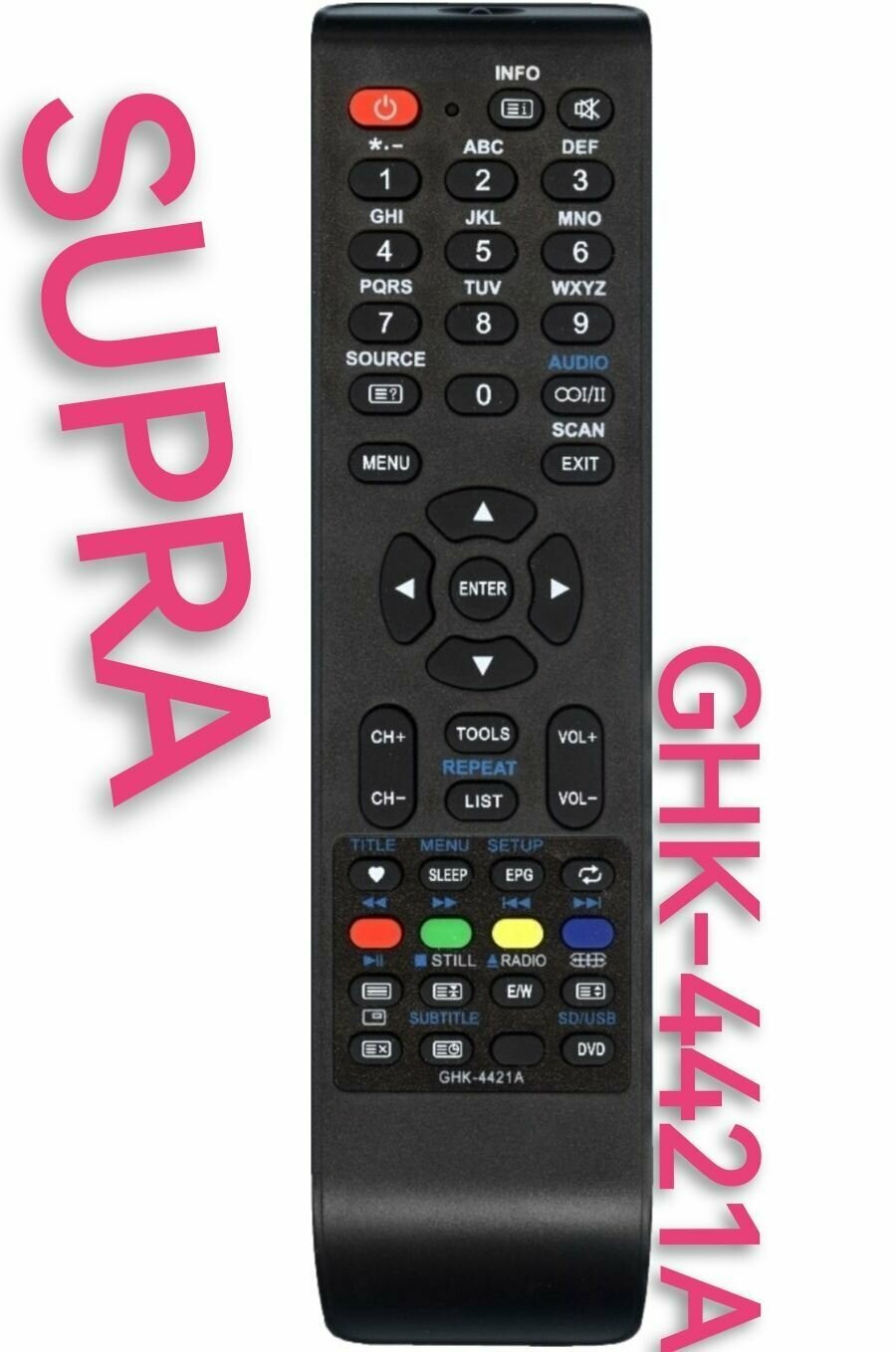 Пульт GHK-4421A для SUPRA/супра телевизора