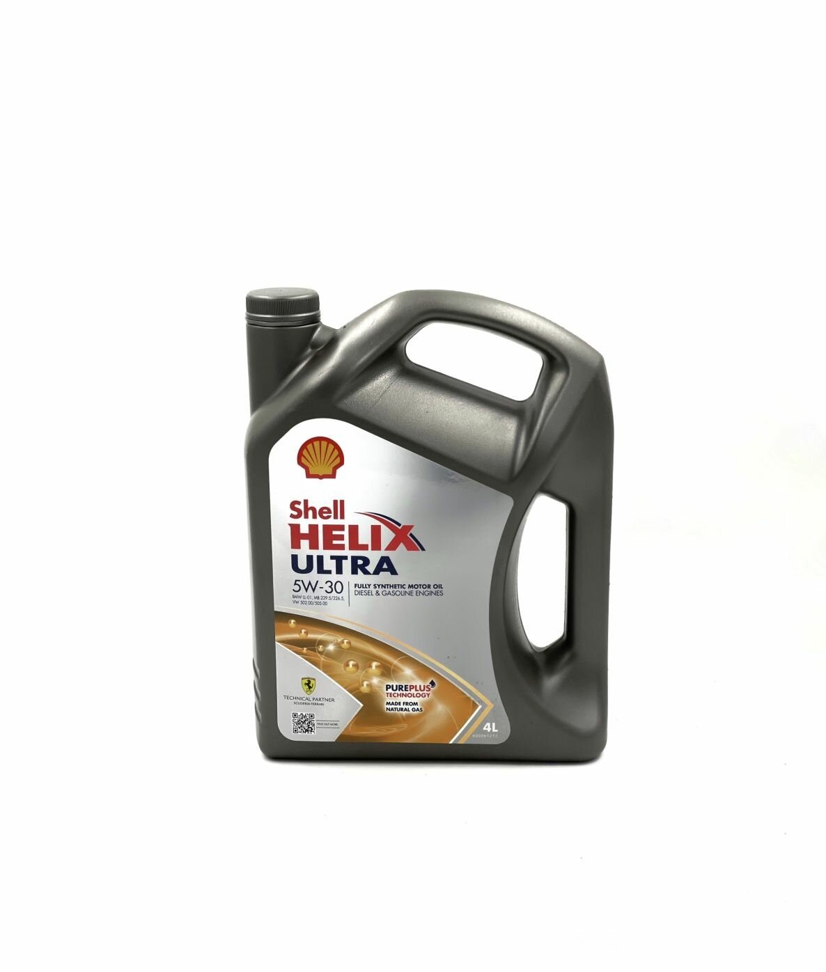 Масло моторное Shell Helix Ultra 5w-30, синтетическое, 4л, для авто