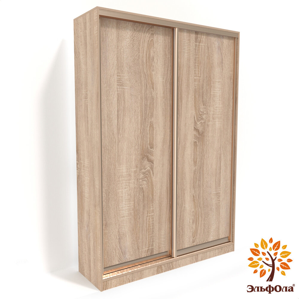 Шкаф-купе ЭльфОла, двухстворчатый, "Форест", 152х60х220, дуб сонома