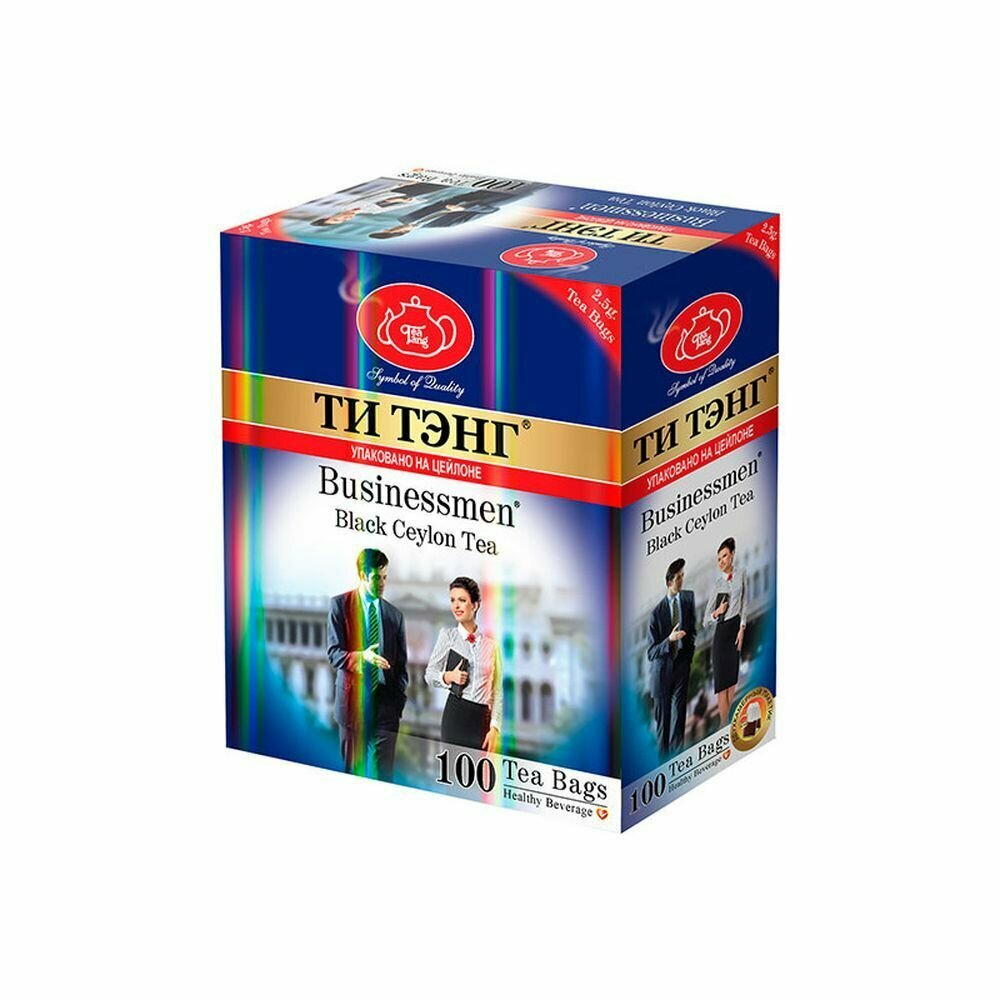 Чай черный крупнолистовой Ти Тэнг Businessmen (Для бизнесменов), 100 пак.