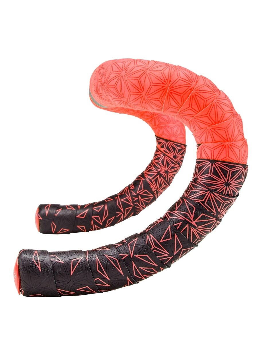 Обмотка руля SUPACAZ SUPER STICKY KUSH STAR FADE, Neon Red