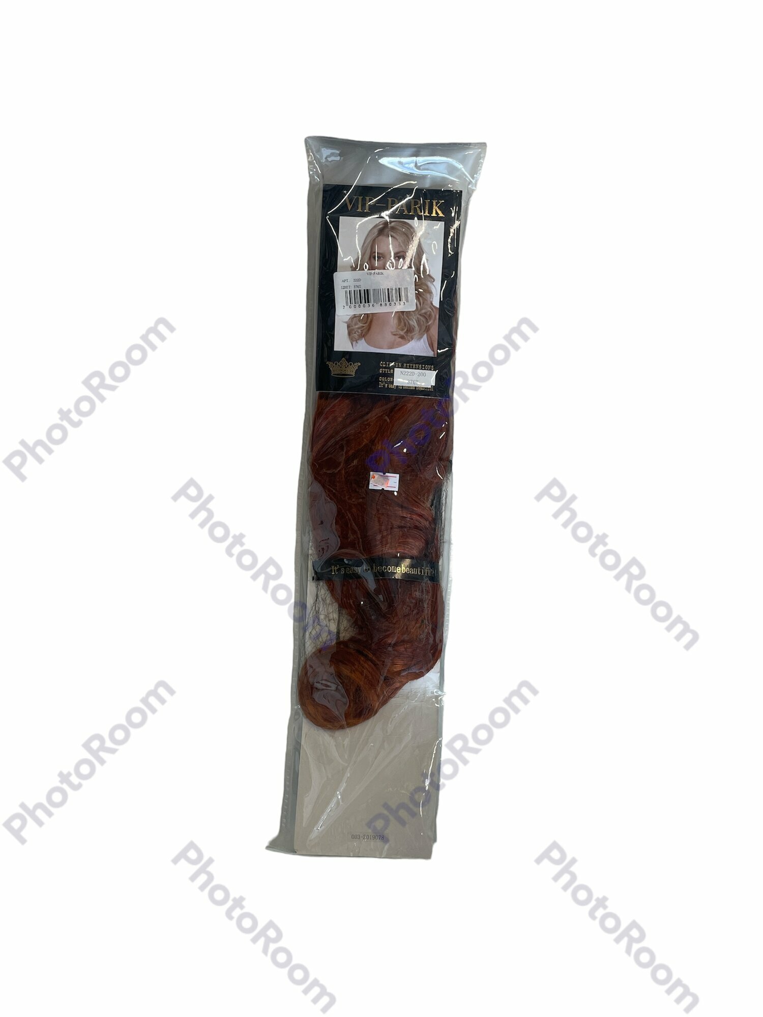 Пряди кудрявая Vip-Parik ярко-рыжего цвета