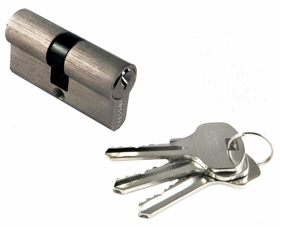 Личинка для замка, цилиндровый механизм Morelli 60C BN черный никель