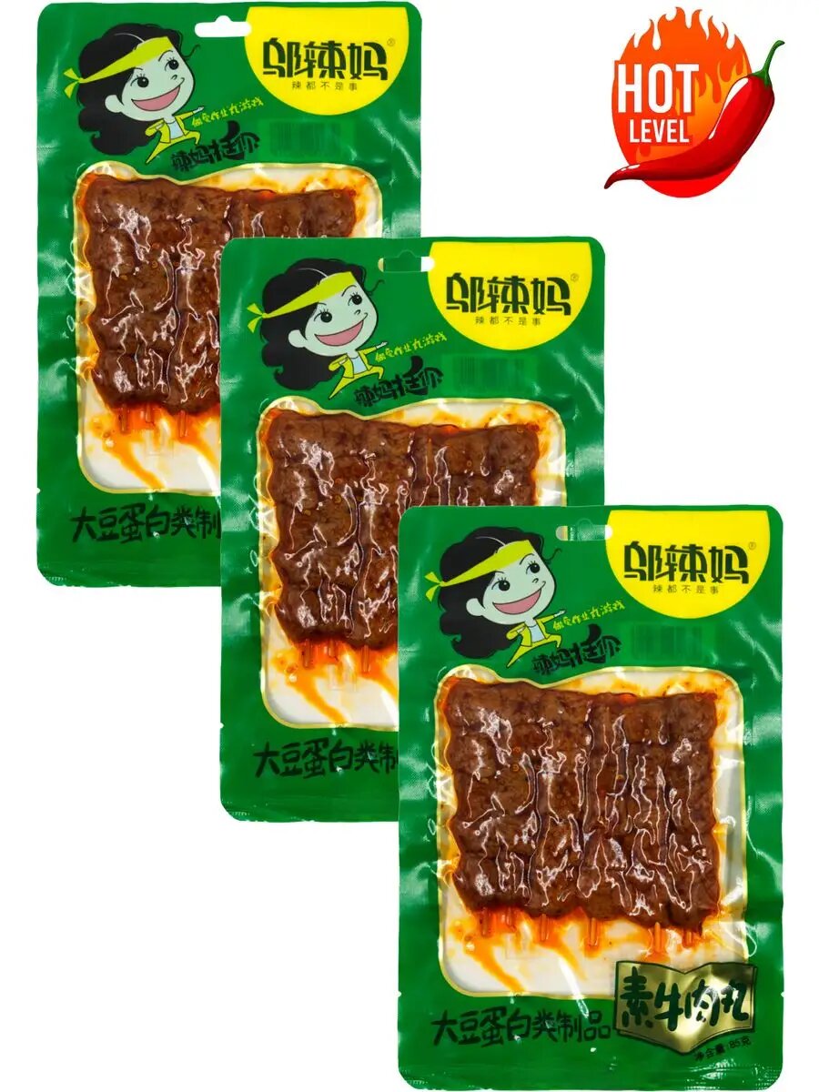 Латяо шашлычки на шпажке острые 85 г * 3 шт