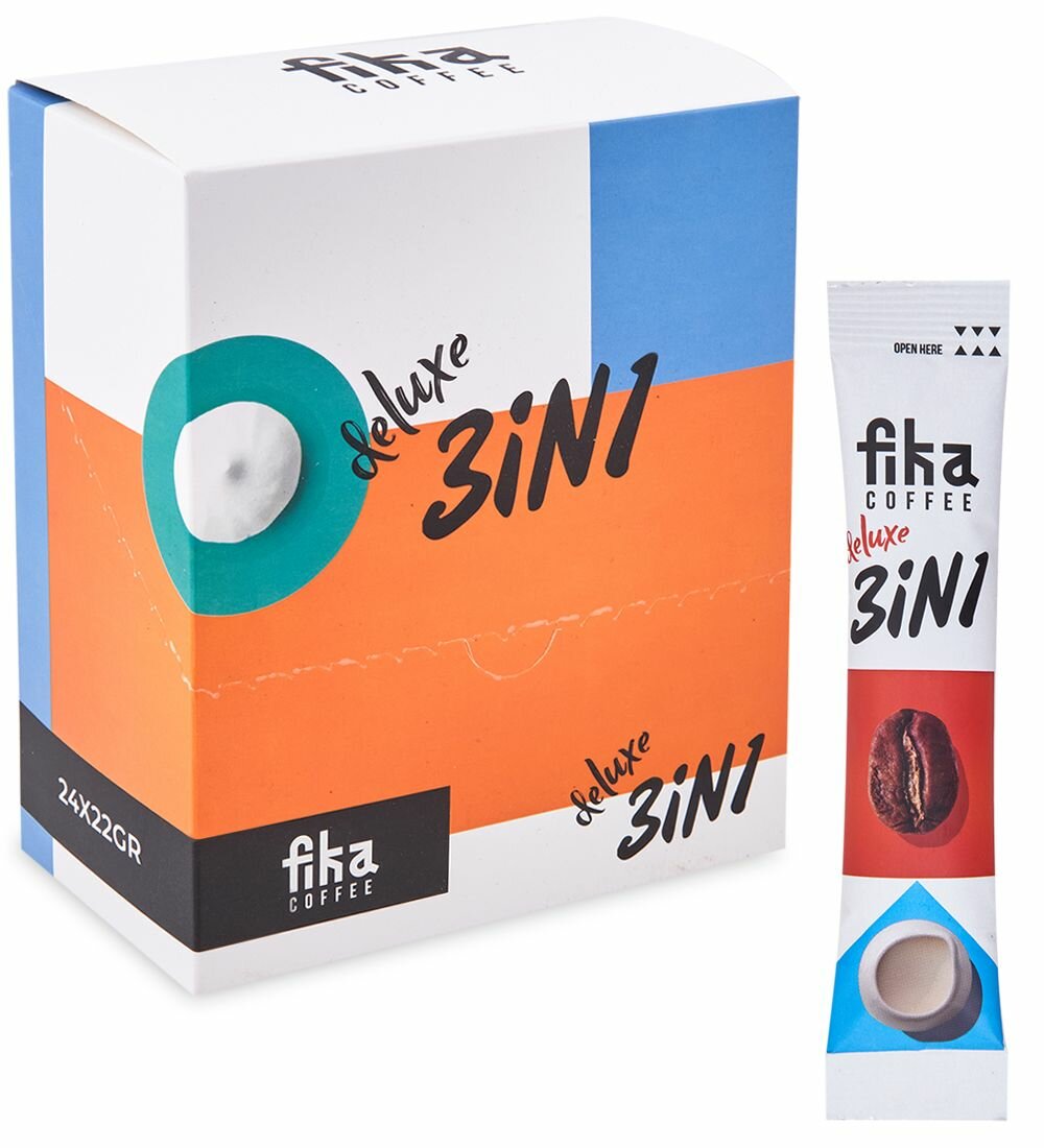 FIKA Кофе 3 в 1 24 шт х 22 гр