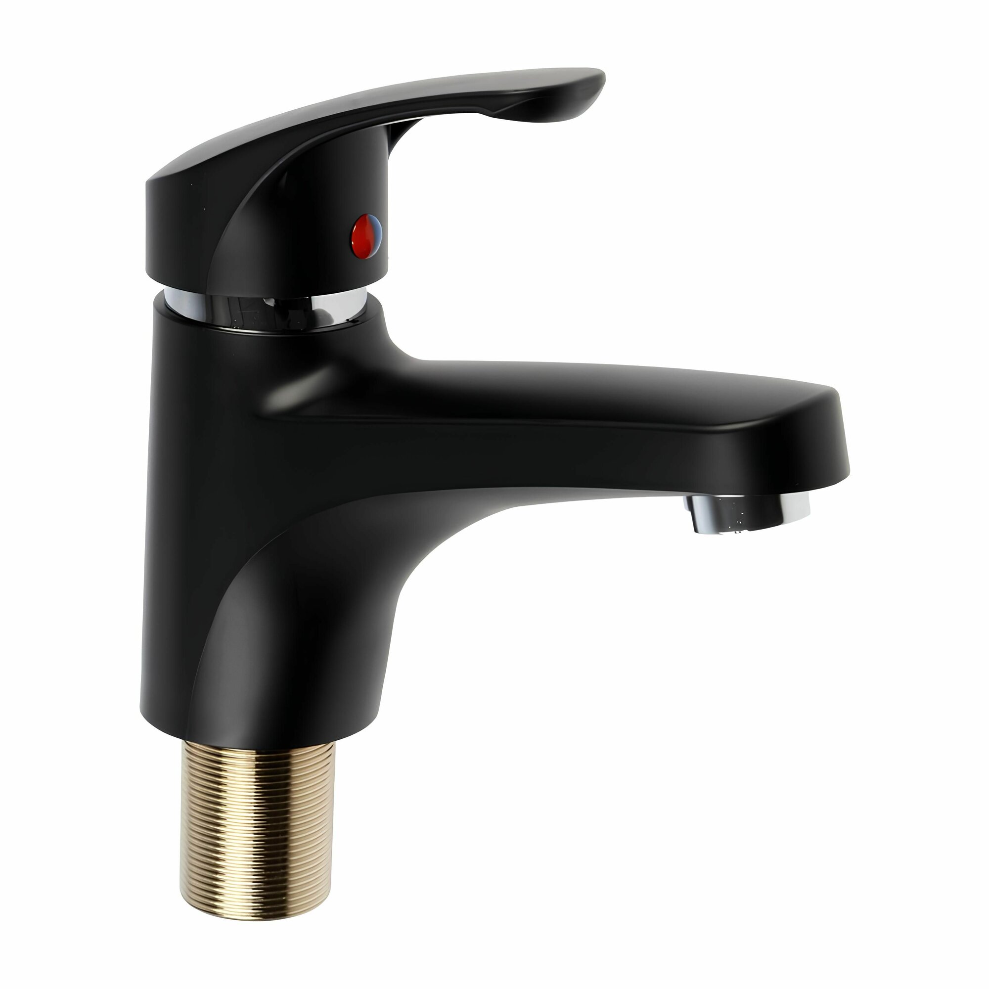 Смеситель на раковину, шаровый, из высокопрочного пластика АБС, черный