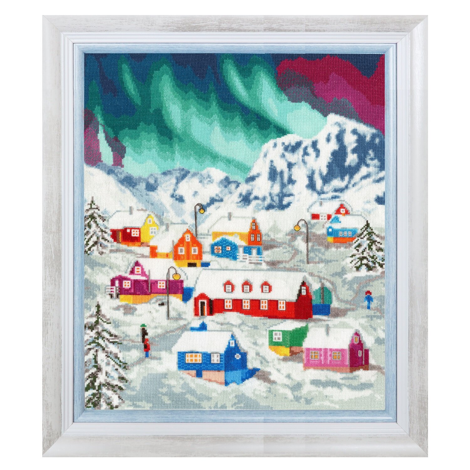 Набор для вышивания Золотое Руно ЛП-074 Северная деревня