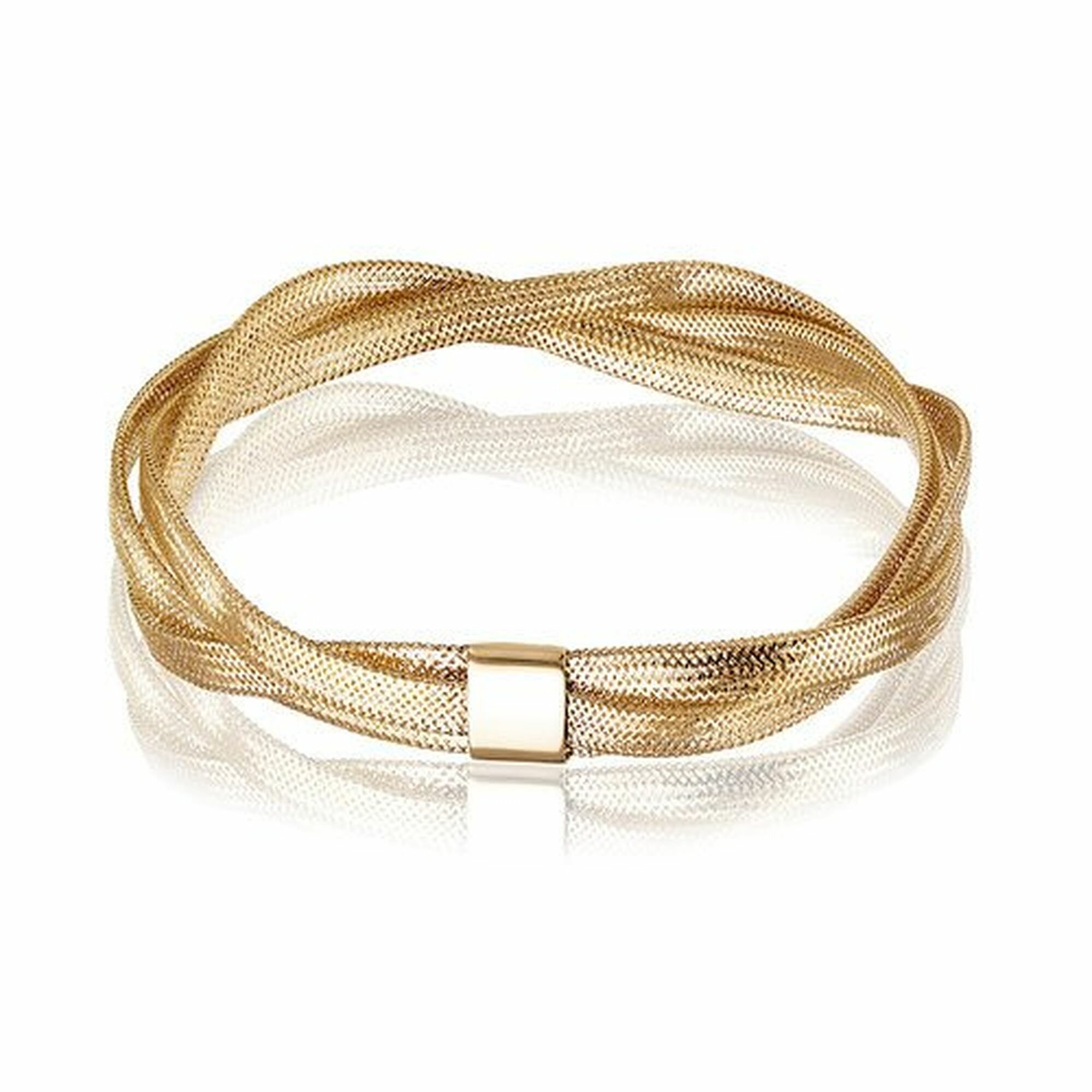 Браслет, желтое золото, 585 проба