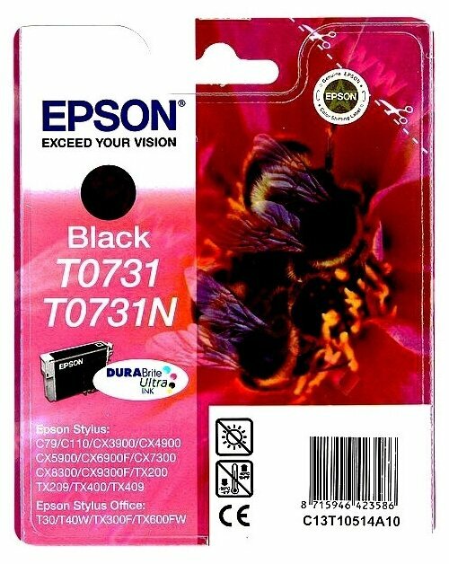 Картридж Epson C13T10514A10, 230, черный