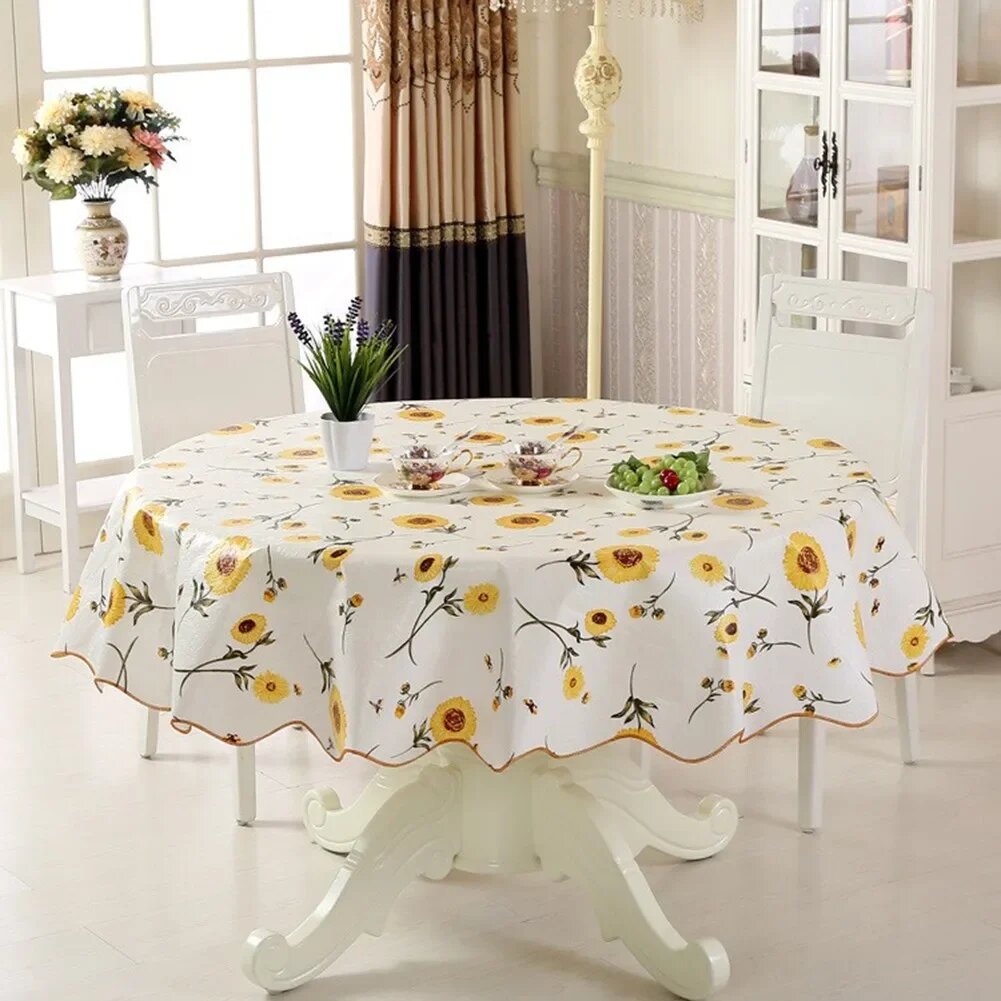 Круглая скатерть Sunflower 152 см, цвет: Sunflower