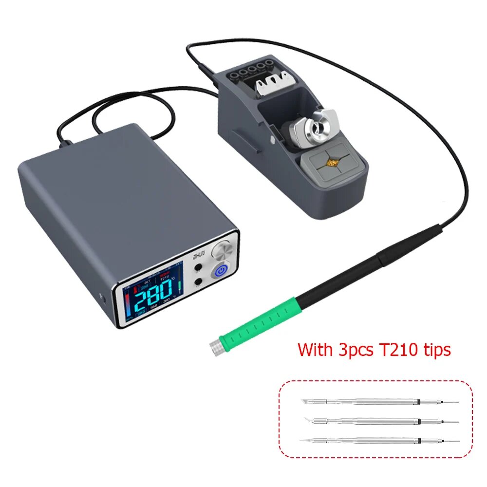 Паяльная станция AIXUN T3B с насадками T210