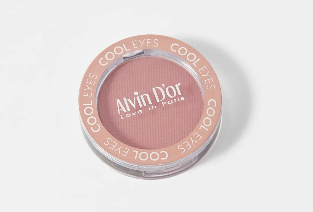 Alvin D'or, Одинарные тени для век Cool Eyes (тон 19 Пепельная роза)