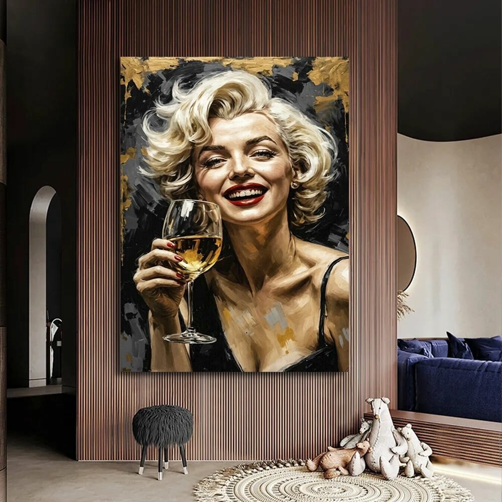 Постер Мерлин Монро, картина с Мерлин Монро, 60х80 см.