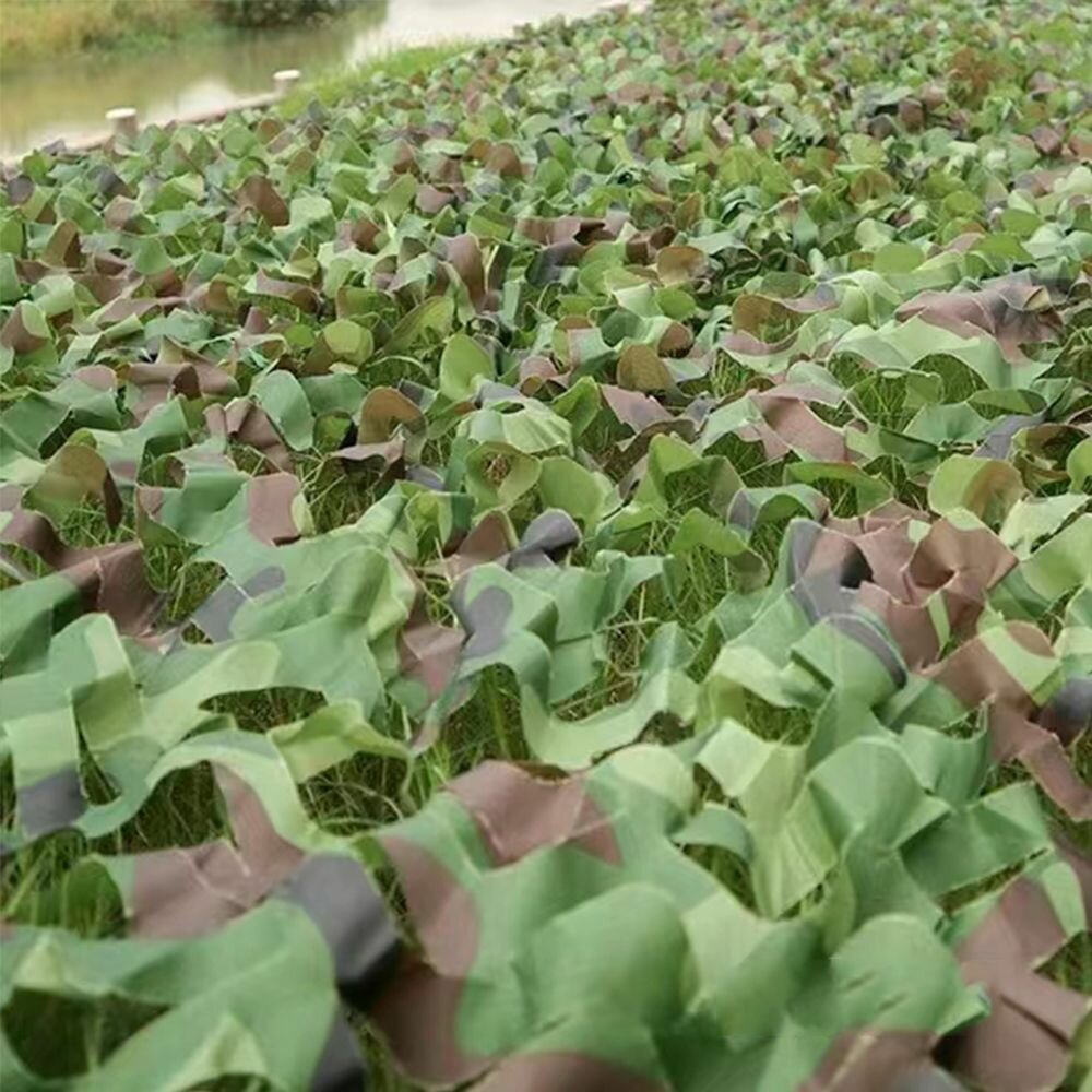 Маскировочная сеть 10х4 метра для охоты, страйкбола и садовой беседки легкая и прочная камуфляжная сетка для маскировки и защиты от солнца